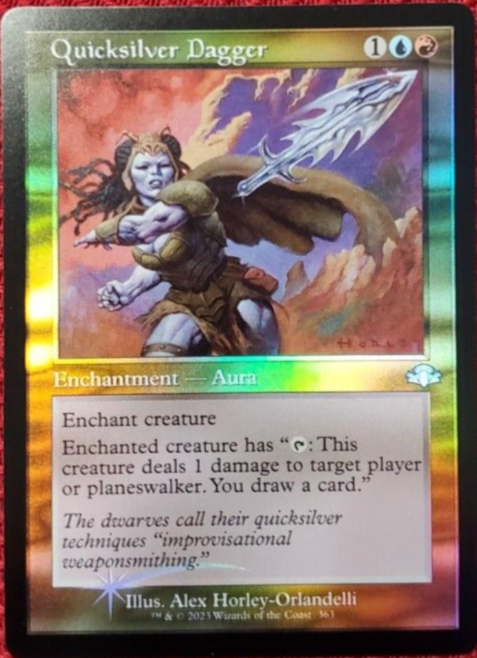 Quicksilver Dagger #195 Prices | Magic Dominaria Remastered | Magic Cards