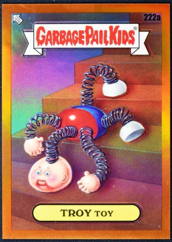 TROY Toy [Orange] #222a Prices | 2023 Garbage Pail Kids Chrome | GPK Cards