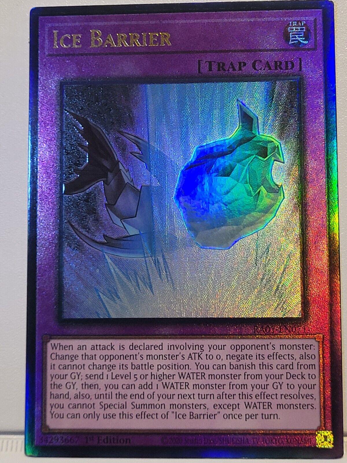 Ice Barrier [Ultimate Rare] RA01-EN071 Prices | YuGiOh 25th Anniversary ...