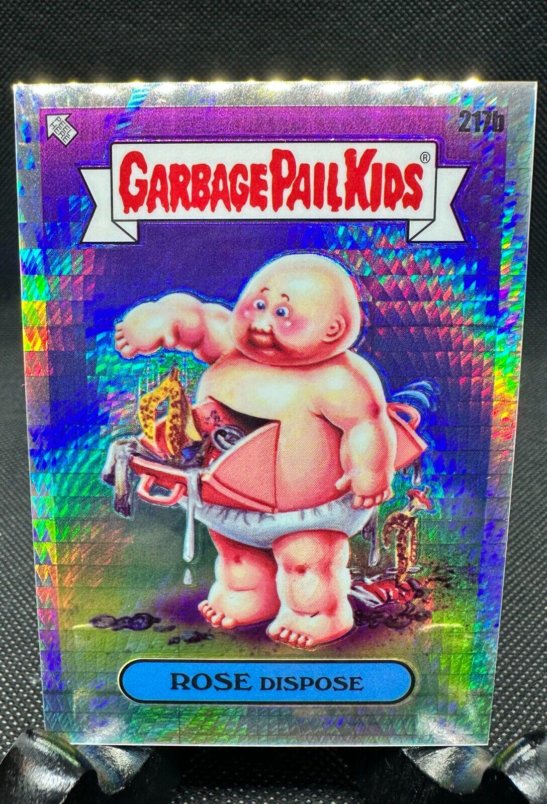 ROSE Dispose [Prism] #217b Prices | 2023 Garbage Pail Kids Chrome ...