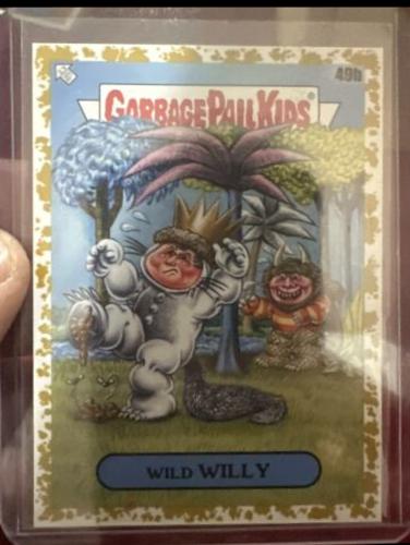 Wild Willy [Gold] #49b Prices | Garbage Pail Kids Book Worms | GPK Cards