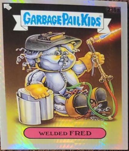Welded FRED [Aqua Prism Refractor] #216a Prices | 2022 Garbage Pail ...