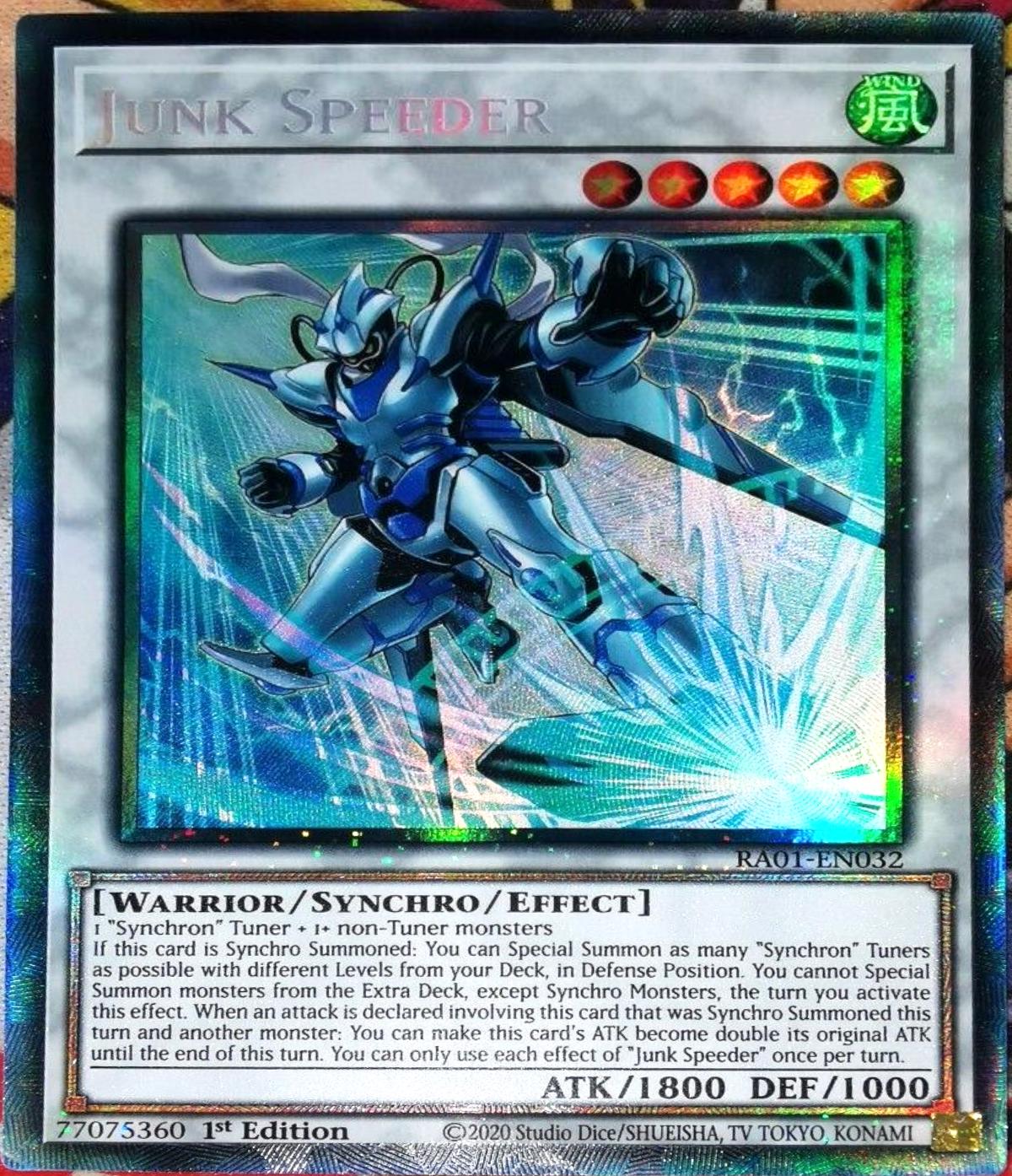 Junk Speeder [Collector's Rare] RA01-EN032 Prices | YuGiOh 25th Anniversary Rarity Collection ...