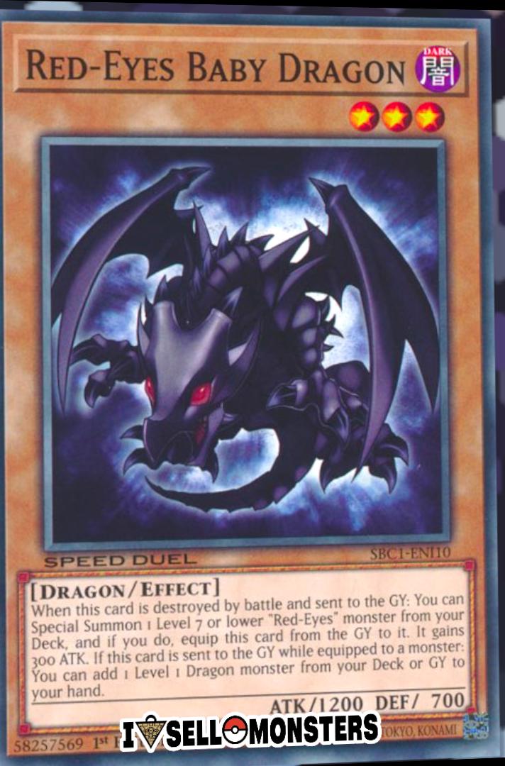Red-Eyes Baby Dragon SBC1-ENI10 Prices | YuGiOh Speed Duel: Streets of ...