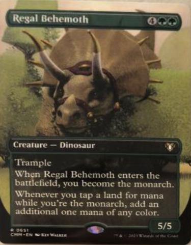 Regal Behemoth #569 Prices | Magic Commander Masters | Magic Cards