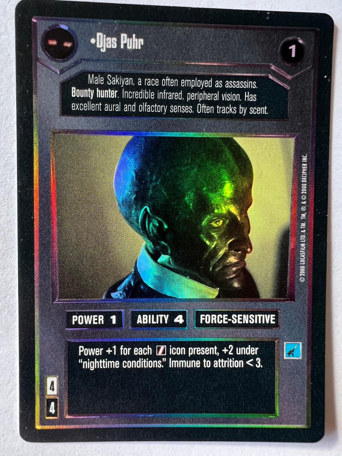 Djas Puhr [Foil] Prices | Star Wars CCG Reflections II | Star Wars Cards