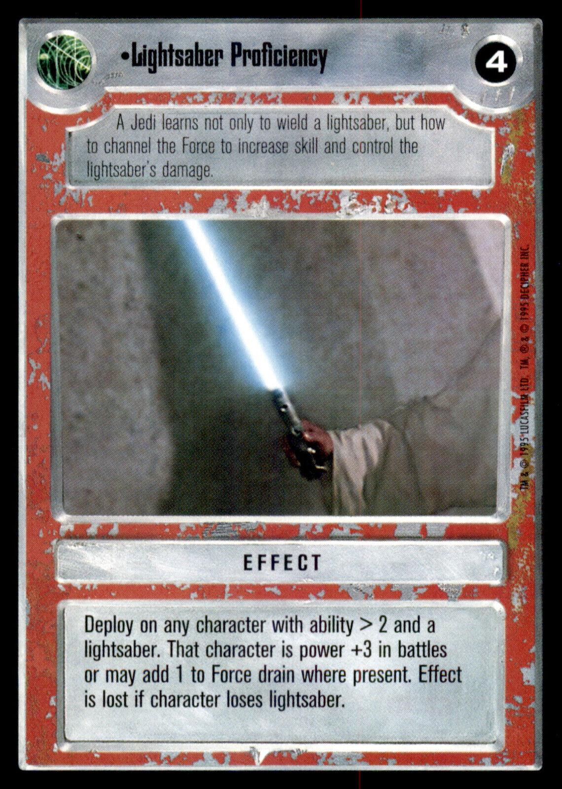 Lightsaber Proficiency [Limited] Prices | Star Wars CCG Premiere | Star ...