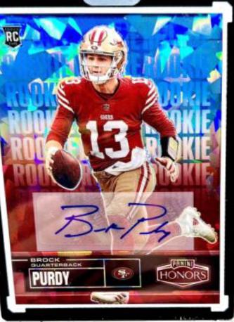 Brock Purdy [Signature Blue] #82 Prices | 2022 Panini Honors | Football ...