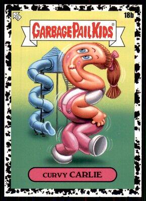Curvy Carlie [Black] #18b Prices | Garbage Pail Kids at Play | GPK Cards
