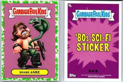 Snake JAKE [Green] #7a Prices | Garbage Pail Kids Oh, the Horror-ible ...