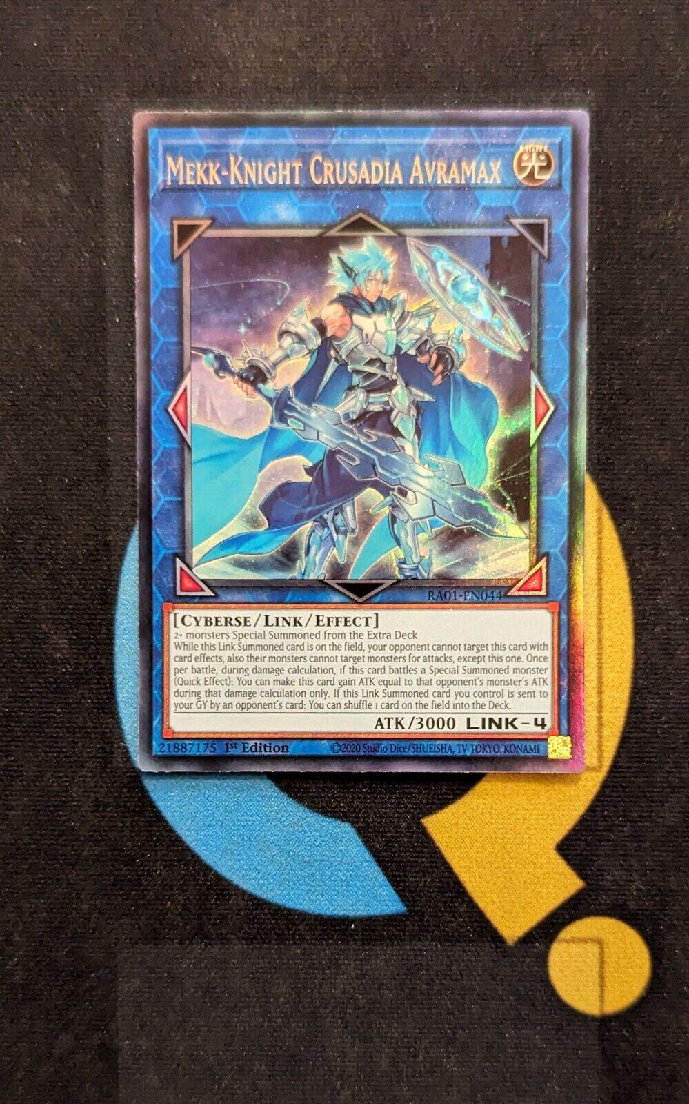 Mekk-Knight Crusadia Avramax [Ultimate Rare] RA01-EN044 Prices | YuGiOh ...