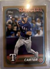 Evan Carter [Gold] #280 Prices [Rookie] | 2024 Topps | Baseball Cards