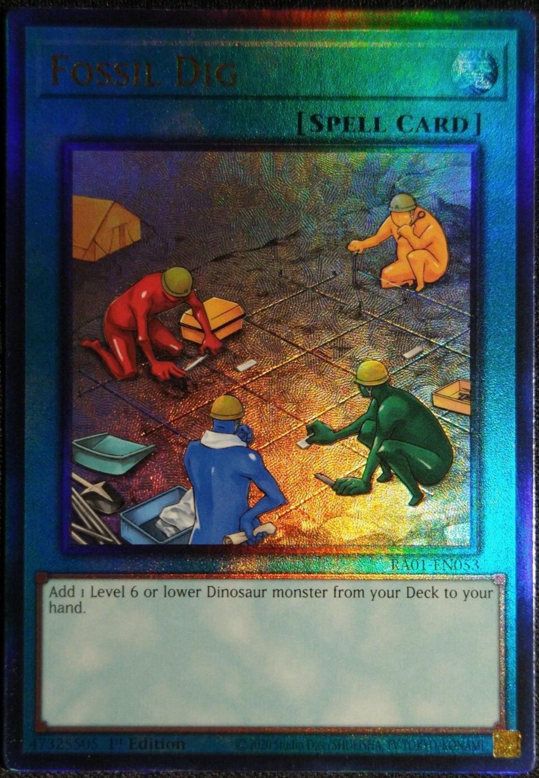 Fossil Dig [Ultimate Rare] RA01-EN053 Prices | YuGiOh 25th Anniversary ...