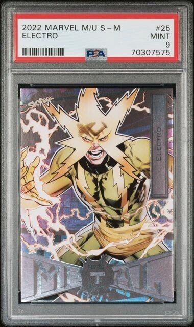 Electro #25 Prices | Marvel 2022 Metal Universe Spider-Man | Marvel Cards