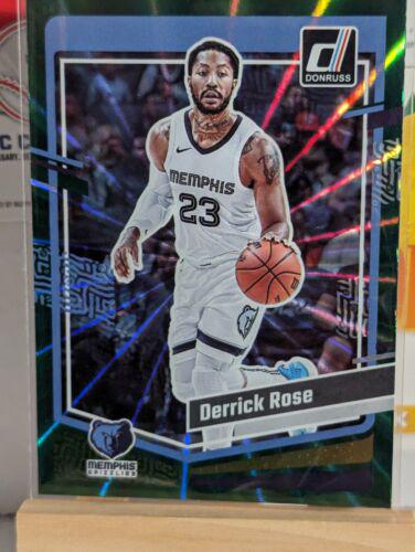 Derrick Rose [Green Laser] #75 Prices | 2023 Panini Donruss ...