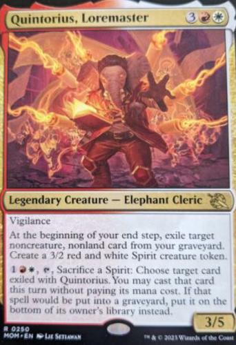 Quintorius, Loremaster #250 Prices | Magic March of the Machine | Magic ...