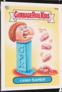 Candy SANDY #41b Prices | 2013 Garbage Pail Kids Mini | Garbage Pail Cards