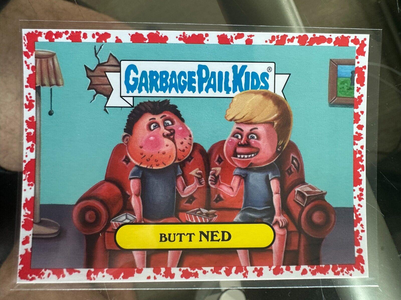 Butt NED [Red] #6a Prices | Garbage Pail Kids We Hate the 90s | Garbage ...
