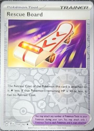 Rescue Board [Reverse Holo] #159 Prices | Pokemon Temporal Forces ...