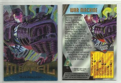 War Machine #27 Prices | Marvel 1995 Metal | Marvel Cards