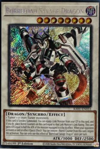 Borreload Savage Dragon [Secret Rare] RA01-EN033 Prices | YuGiOh 25th Anniversary Rarity ...