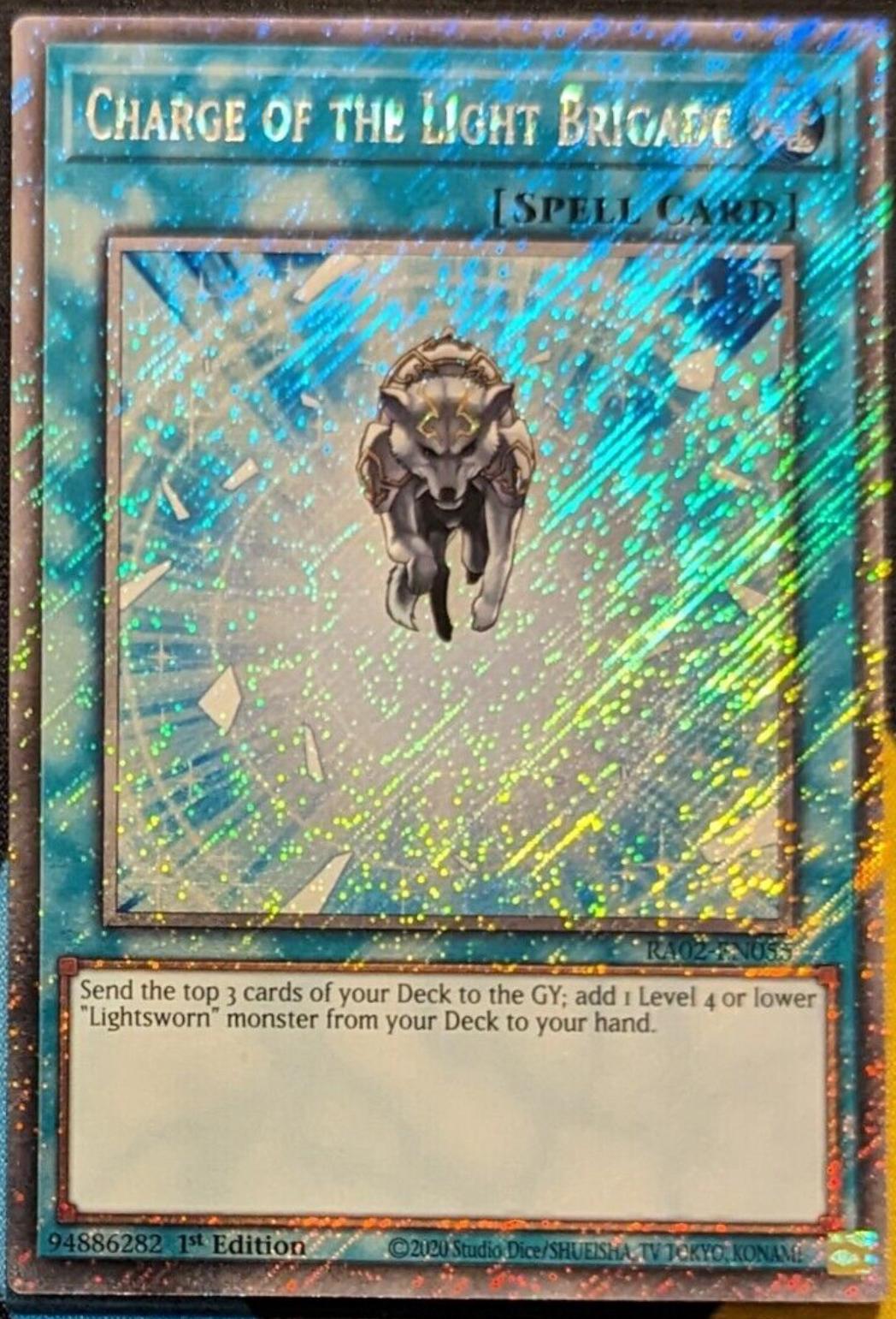 Charge of the Light Brigade [Platinum Secret Rare] RA02-EN055 Prices ...