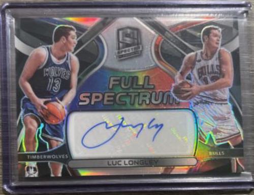 Luc Longley #FSS-LUC Prices | 2021 Panini Spectra Full Spectrum ...
