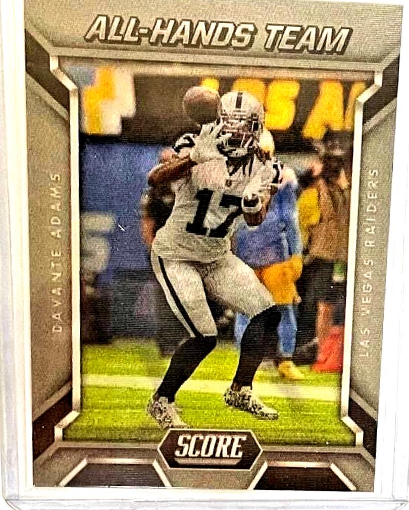 Davante Adams #AHT-5 Prices | 2023 Panini Score All Hands Team ...
