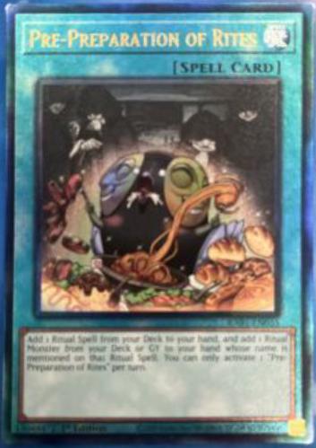 Pre-Preparation of Rites [Ultimate Rare] RA01-EN055 Prices | YuGiOh ...
