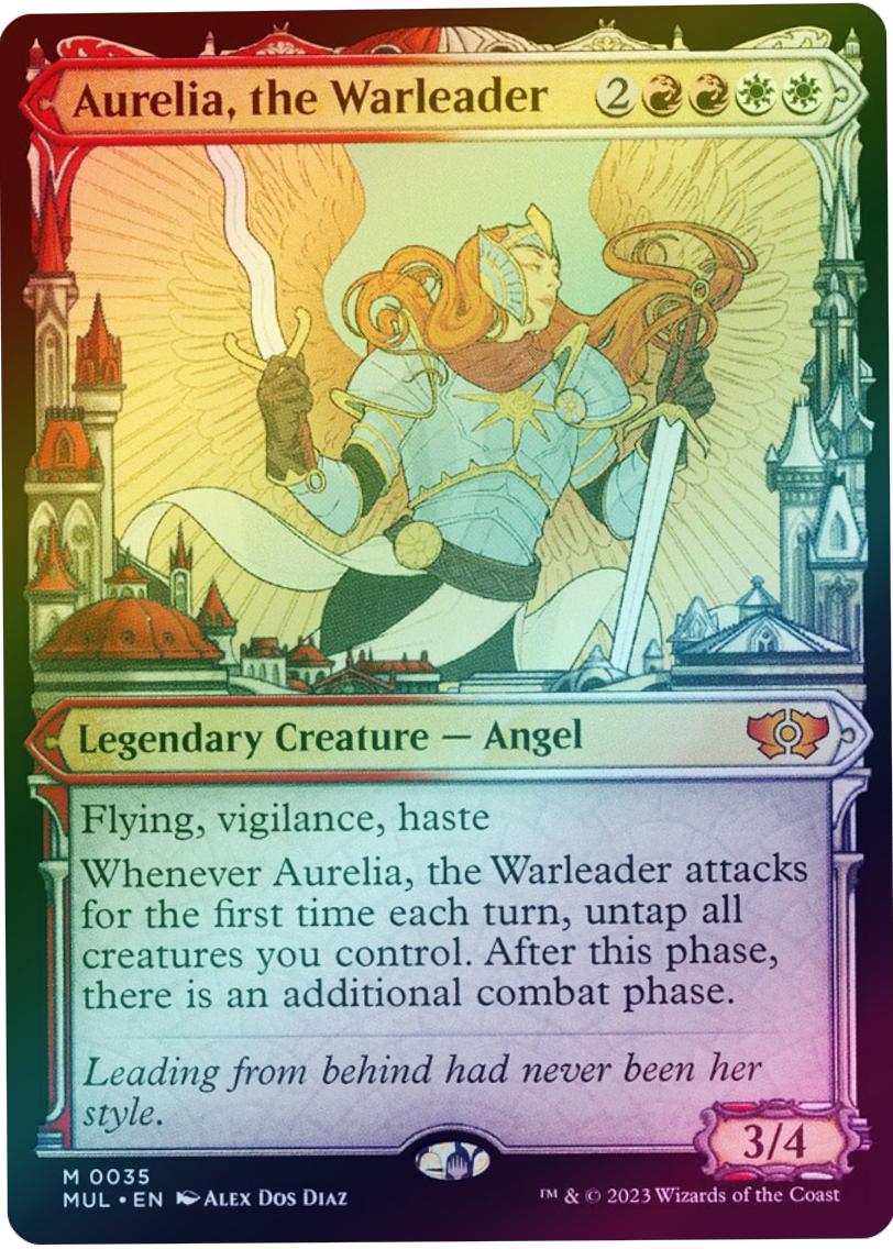 Aurelia, the Warleader [Foil] #35 Prices | Magic Multiverse Legends ...