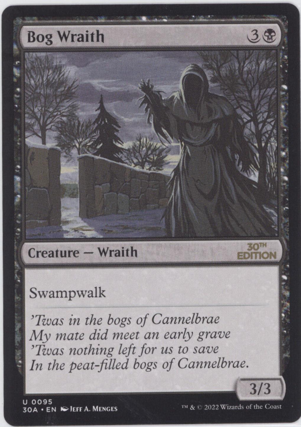 Bog Wraith #392 Prices | Magic 30th Anniversary | Magic Cards