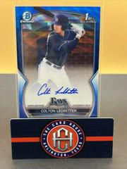 Colton Ledbetter [Blue] #BDC-34 Prices | 2023 Bowman Draft Chrome ...