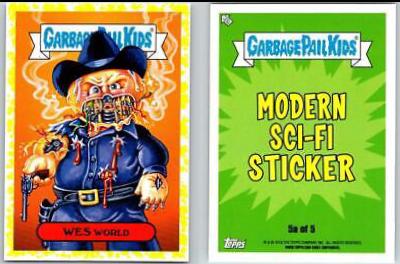 WES World [Yellow] #5a Prices | Garbage Pail Kids Oh, the Horror-ible ...