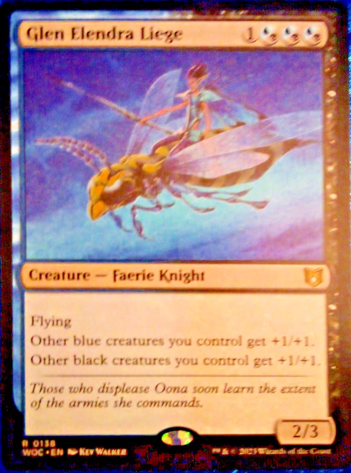 Glen Elendra Liege #138 Prices | Magic Wilds of Eldraine Commander ...