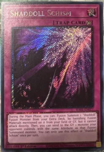 Shaddoll Schism [Platinum Secret Rare] RA01-EN077 Prices | YuGiOh 25th ...