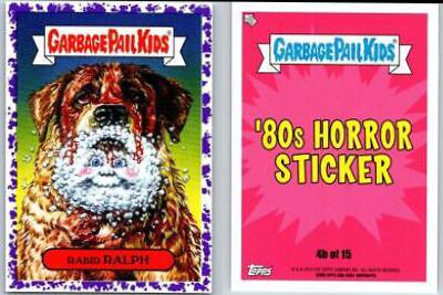 Rabid RALPH [Purple] #4b Prices | Garbage Pail Kids Revenge of the ...
