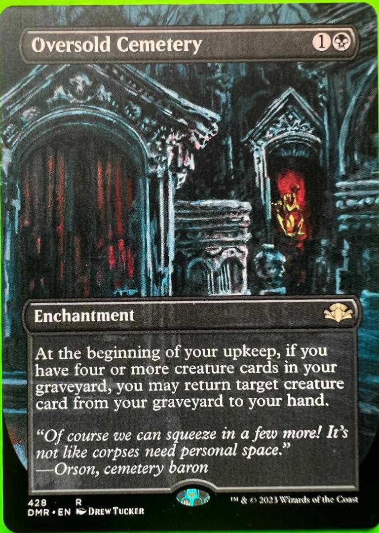 Oversold Cemetery [Borderless] #428 Prices | Magic Dominaria Remastered ...