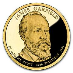 2011 S [JAMES GARFIELD PROOF] Presidential Dollar Prices | Ungraded ...