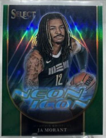 Ja Morant [Green Prizm] #24 Prices | 2023 Panini Select Neon Icon ...