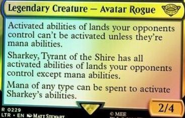 Sharkey, Tyrant of the Shire [Foil] #229 Prices | Magic Lord of the ...