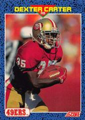 Dexter Carter #15 Prices | 1991 Score Young Superstars | Football Cards