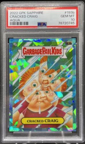 Cracked CRAIG [Aqua] #193b Prices | Garbage Pail Kids 2022 Sapphire ...