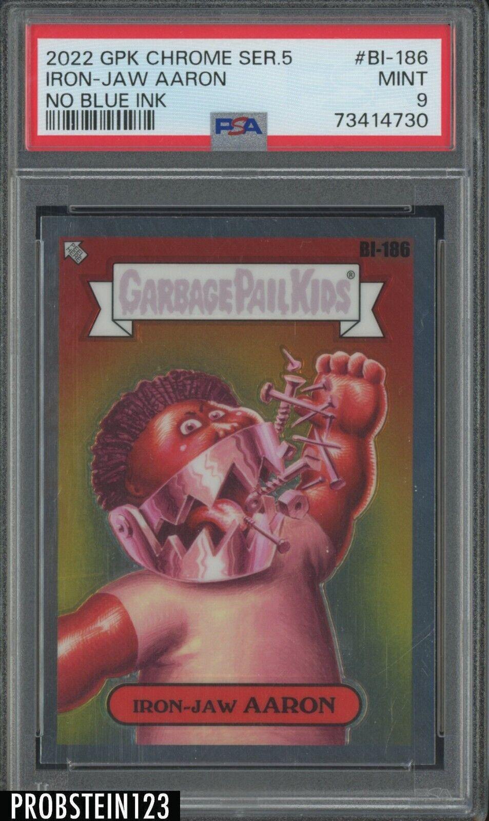 Iron-Jaw AARON [No Blue Ink] #BI-186 Prices | 2022 Garbage Pail Kids ...