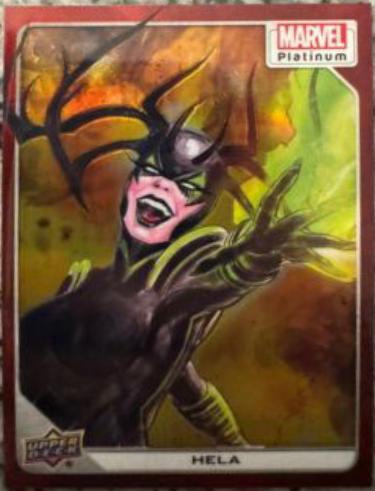 Hela [Red Rainbow] #31 Prices | Marvel 2023 Upper Deck Platinum ...