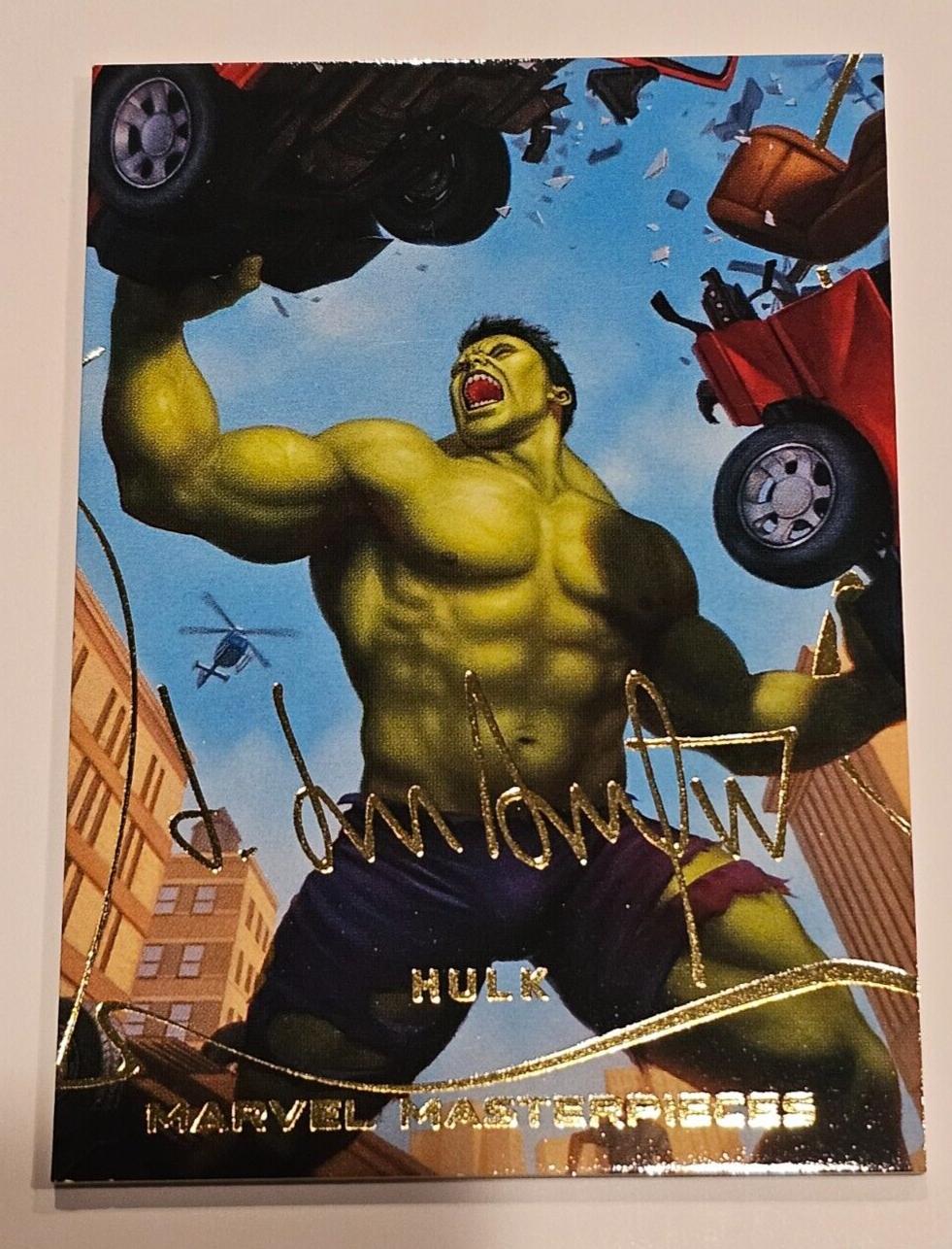 Hulk [Gold Foil] #43 Prices | Marvel 2022 Masterpieces | Marvel Cards