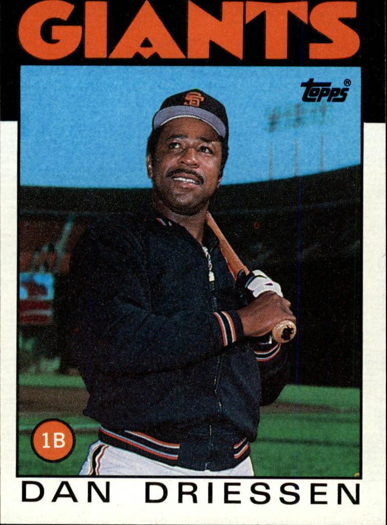 Dan Driessen #65 Prices | 1986 Topps | Baseball Cards