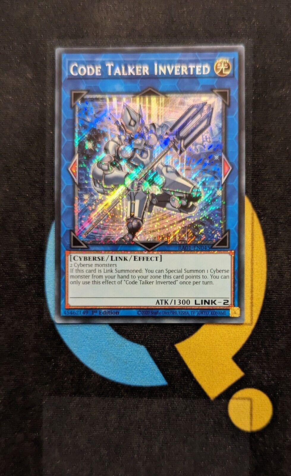Code Talker Inverted [Platinum Secret Rare] RA01-EN045 Prices | YuGiOh 25th Anniversary Rarity ...