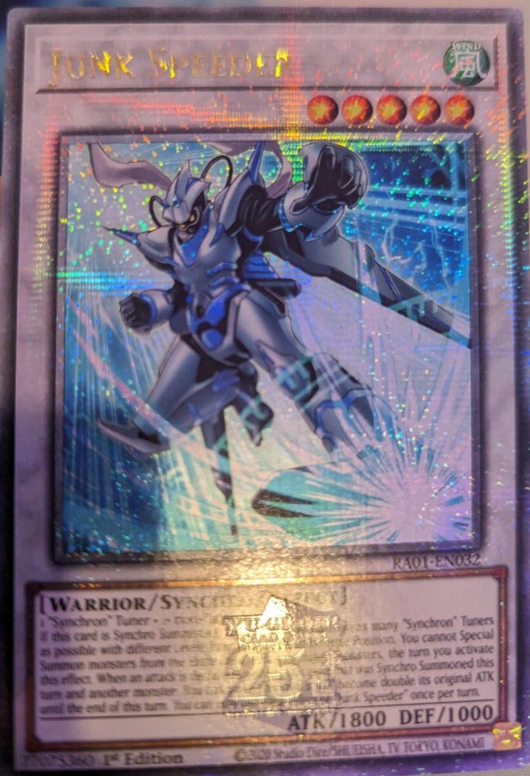 Junk Speeder RA01-EN032 Prices | YuGiOh 25th Anniversary Rarity Collection | Yugioh Cards