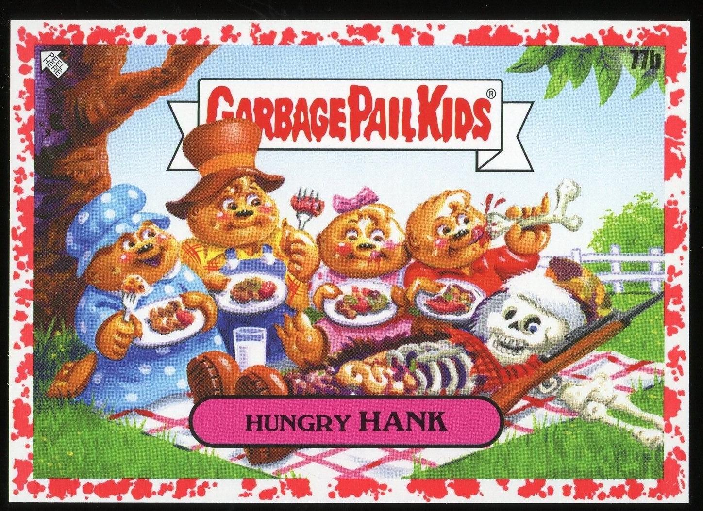 Hungry Hank [Red] #77b Prices | Garbage Pail Kids Book Worms | GPK Cards