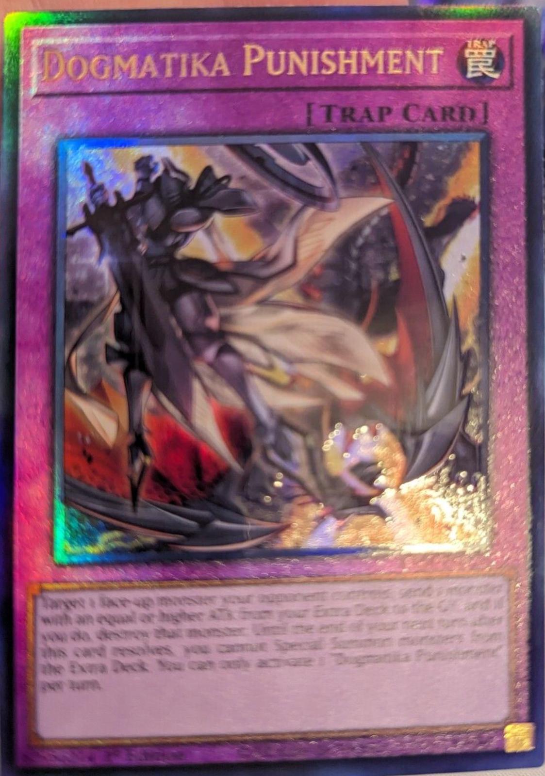 Dogmatika Punishment [Ultimate Rare] RA01-EN076 Prices | YuGiOh 25th ...